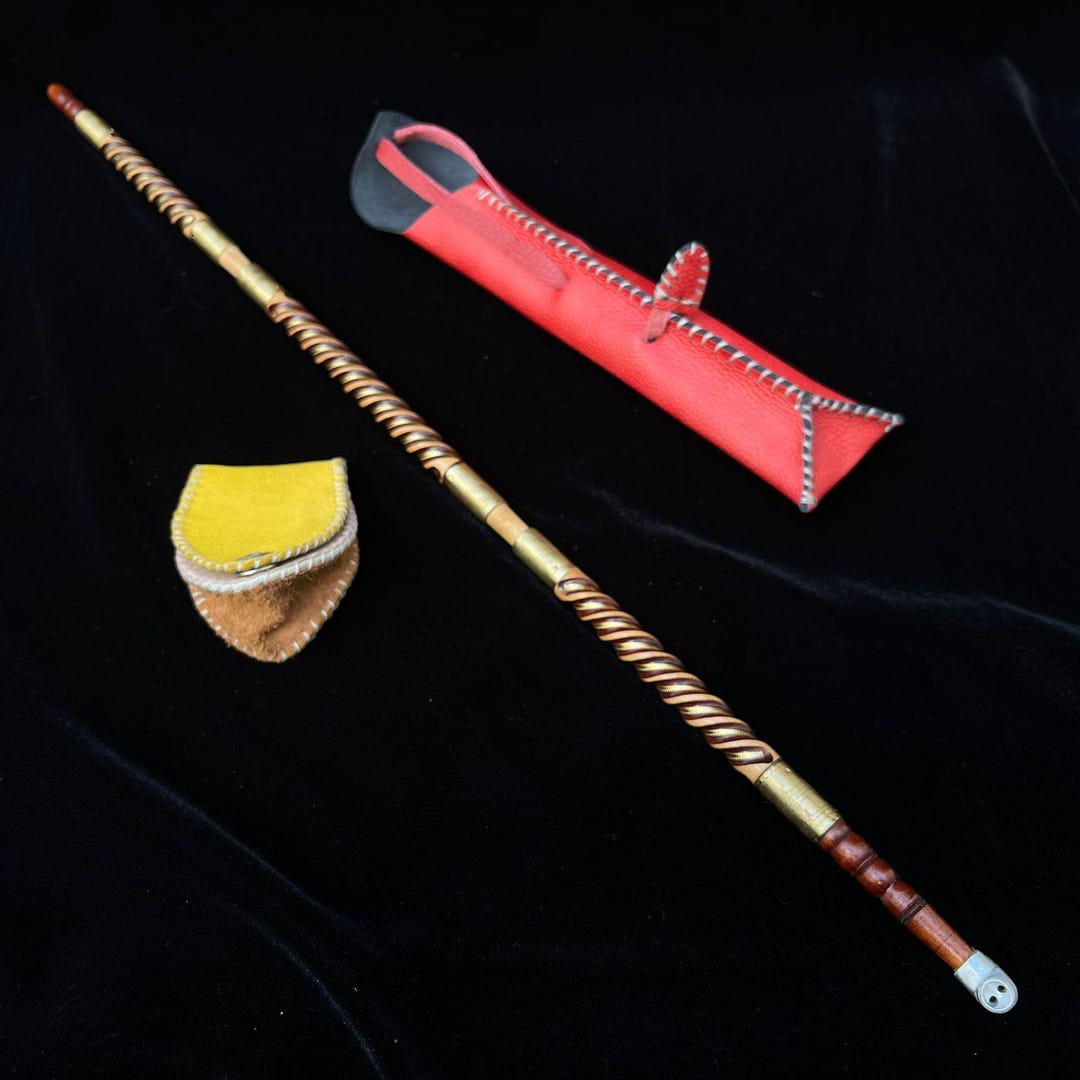 Handmade Moroccan Sebsi Pipe With Brass 3 Pieces Traditional Berber ...