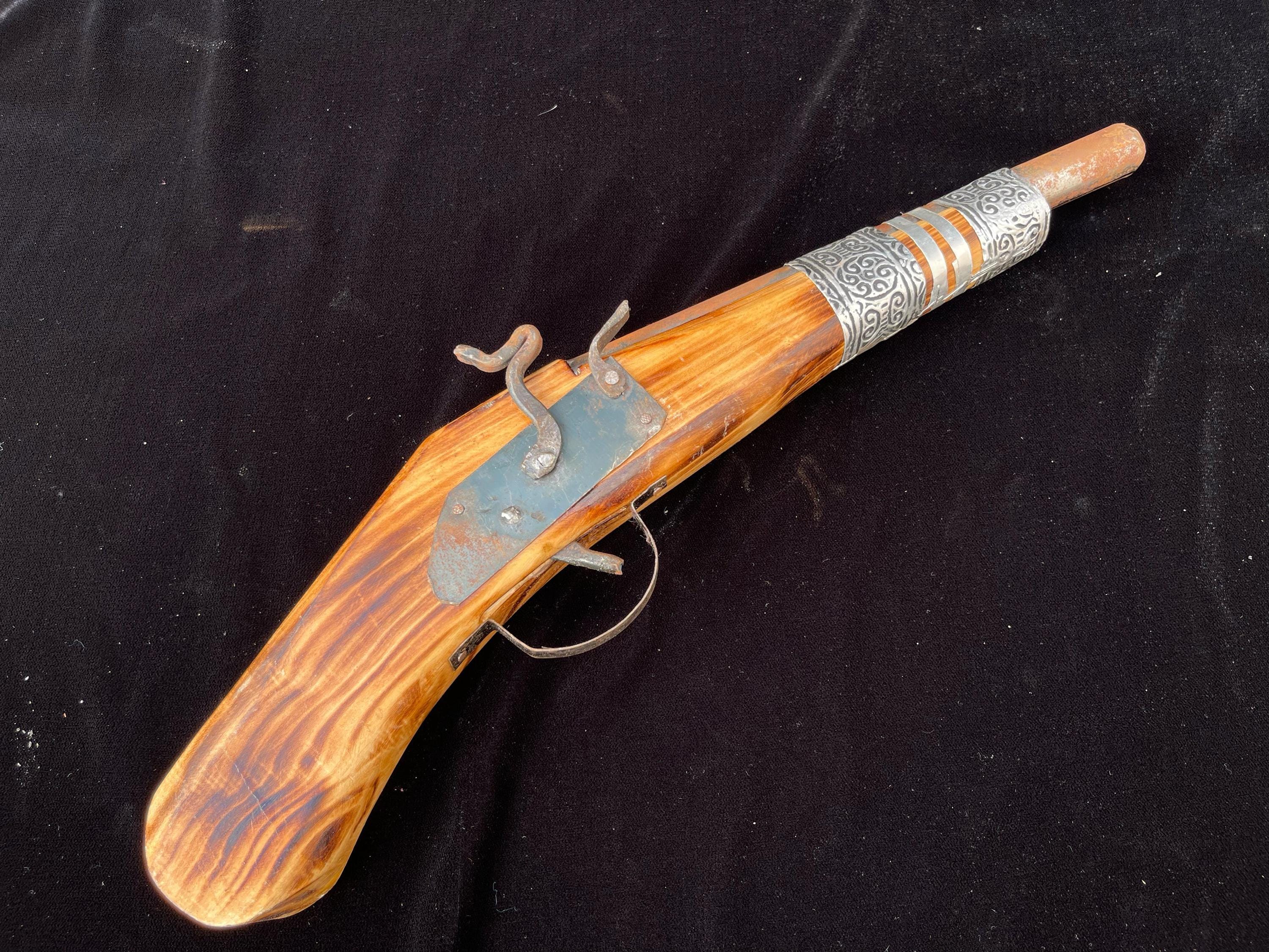 Vintage Moroccan Ottoman Flintlock Pistol – Intricately Handcrafted ...