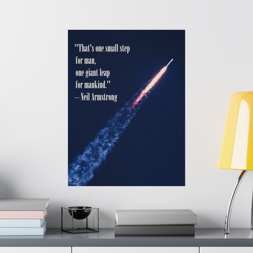 Space Iconic Quote Poster, Matte Vertical Posters, Space Decor ...