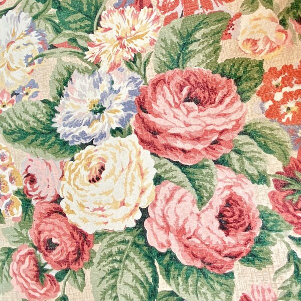 Waverly Rose Fabric - Etsy