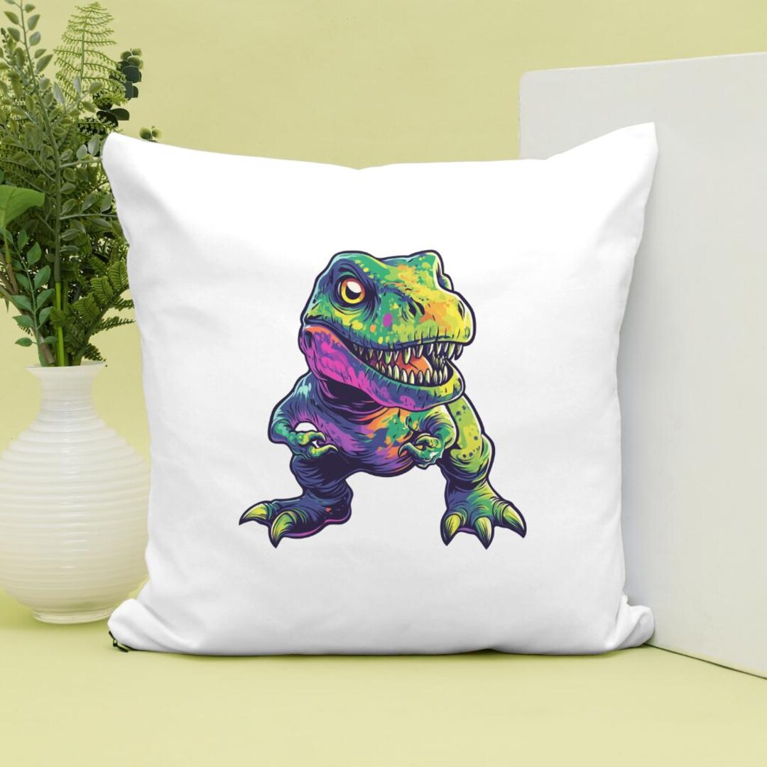 Cute and Colorful Kawaii T-rex PNG, Adorable Dinosaur Clipart for T ...