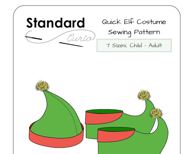 PDF Quick Elf Costume Sewing Pattern, Child - Adult - Etsy