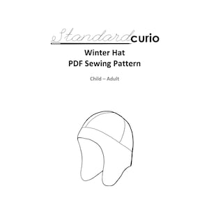 PDF Winter Hat Sewing Pattern - 7 Sizes, Child - Adult - Etsy