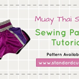 PDF Muay Thai Short Sewing Pattern - Adult XS - XXL - Etsy