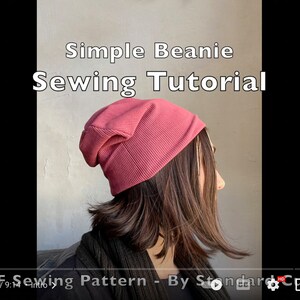 PDF Simple Beanie Sewing Pattern - 7 Sizes - Child - Adult - Etsy