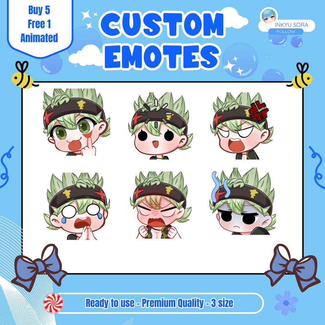 Emotes Twitch | Emotes Gift | Emotes Anime | Custom Animated Emotes ...