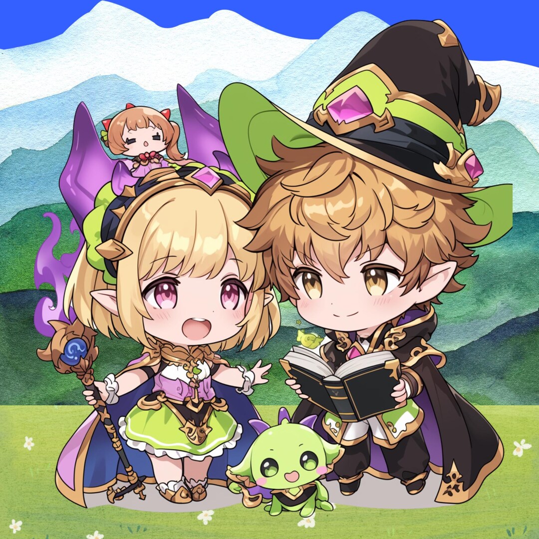 Custom Chibi Kawaii Potrait | Chibi Character | Custom Chibi Commission ...