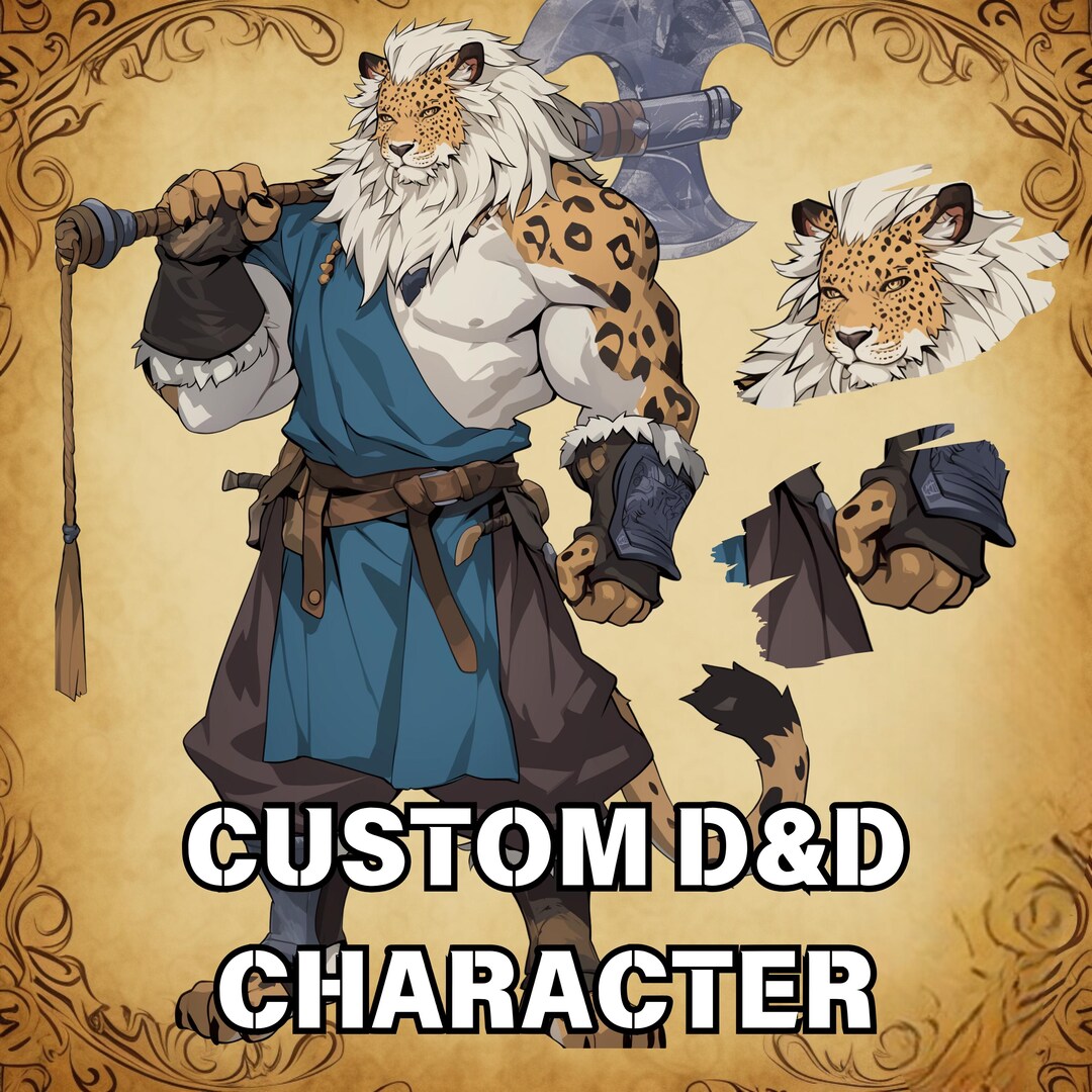 Dnd Character Commission, Custom Dnd Character, Dungeon and Dragon, Dnd ...