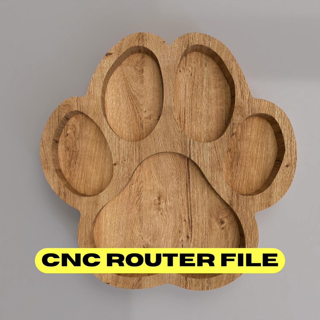 Serving Plate, Cnc Router Wood Files, Cnc Router Files, Dxf, Dwg, Eps ...