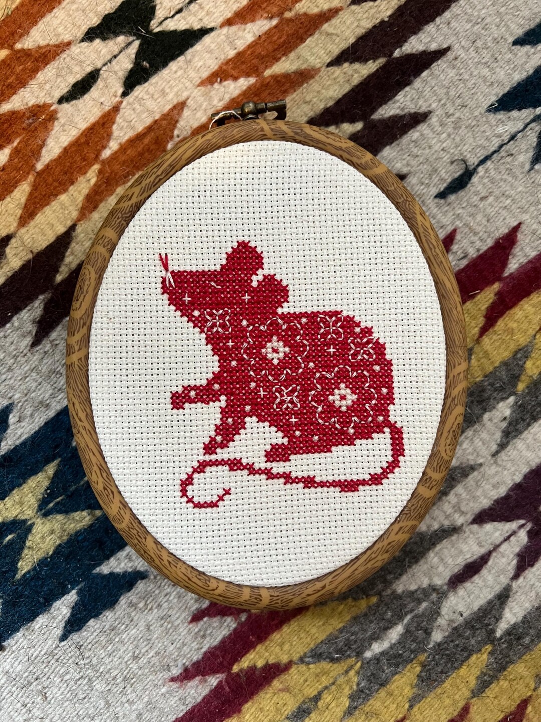 Chinese Zodiac Rat - Cross Stitch Pattern - Etsy
