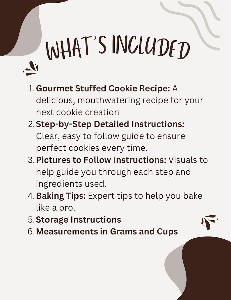 Gourmet Strawberry Stuffed Cookie Recipe | Digital Download for Cottage ...