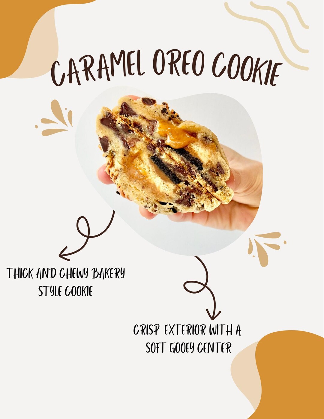 Gourmet Post Malone Oreo Stuffed Cookie Recipe| Digital Download for ...