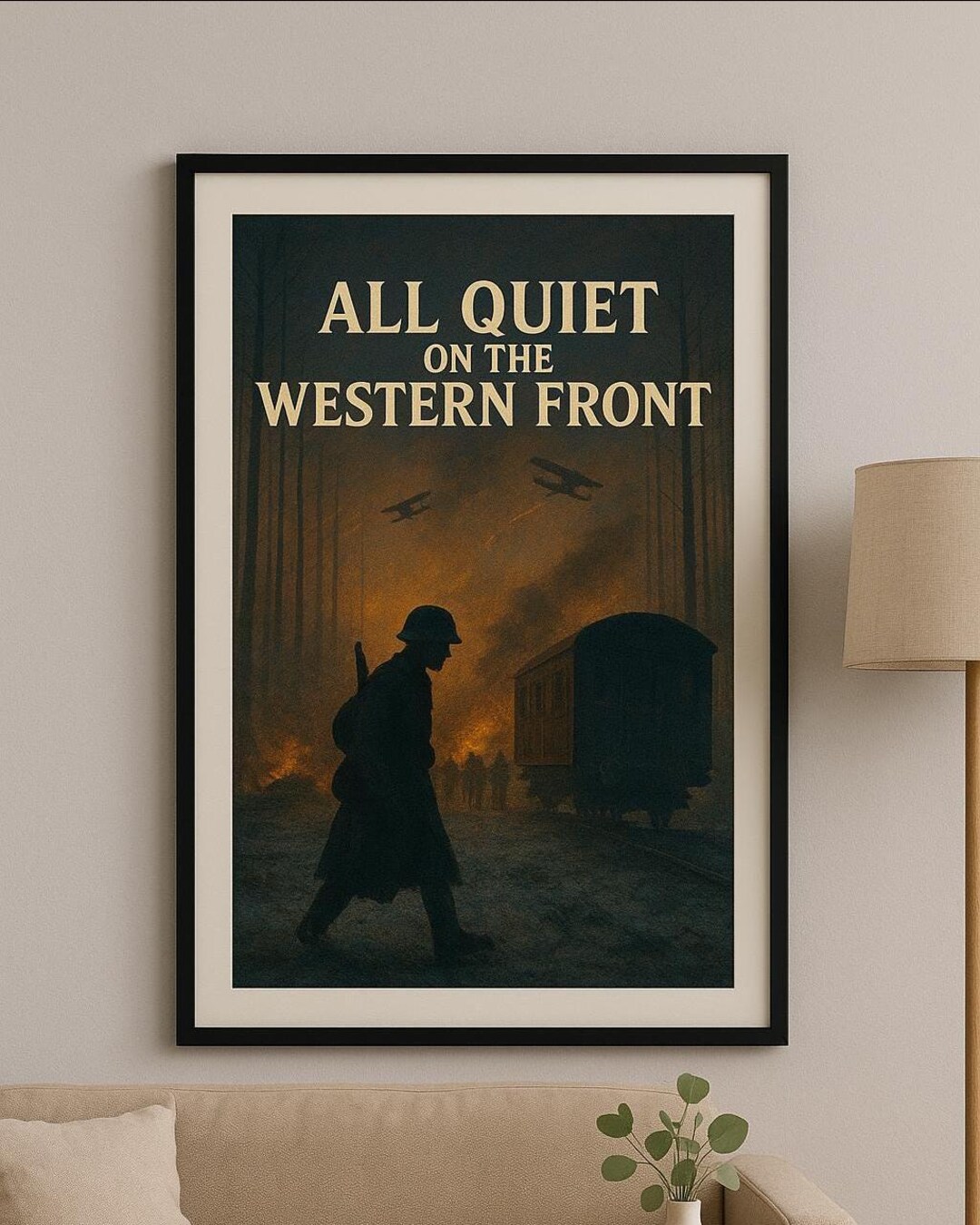 All Quiet on the Western Front Poster | World War 1 Cinema Art ...