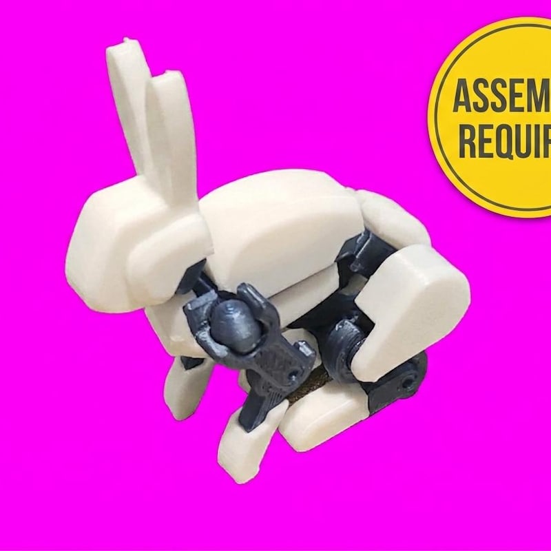 Robotic Rabbit Toy - Etsy
