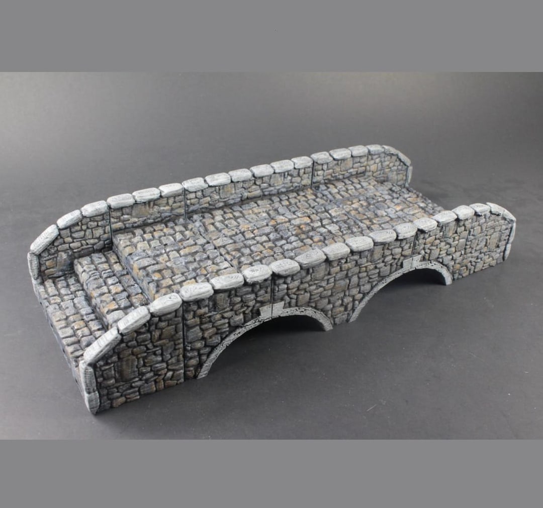 Modular Stone Bridge for Dnd | 3D Printed Terrain for Dungeons and ...