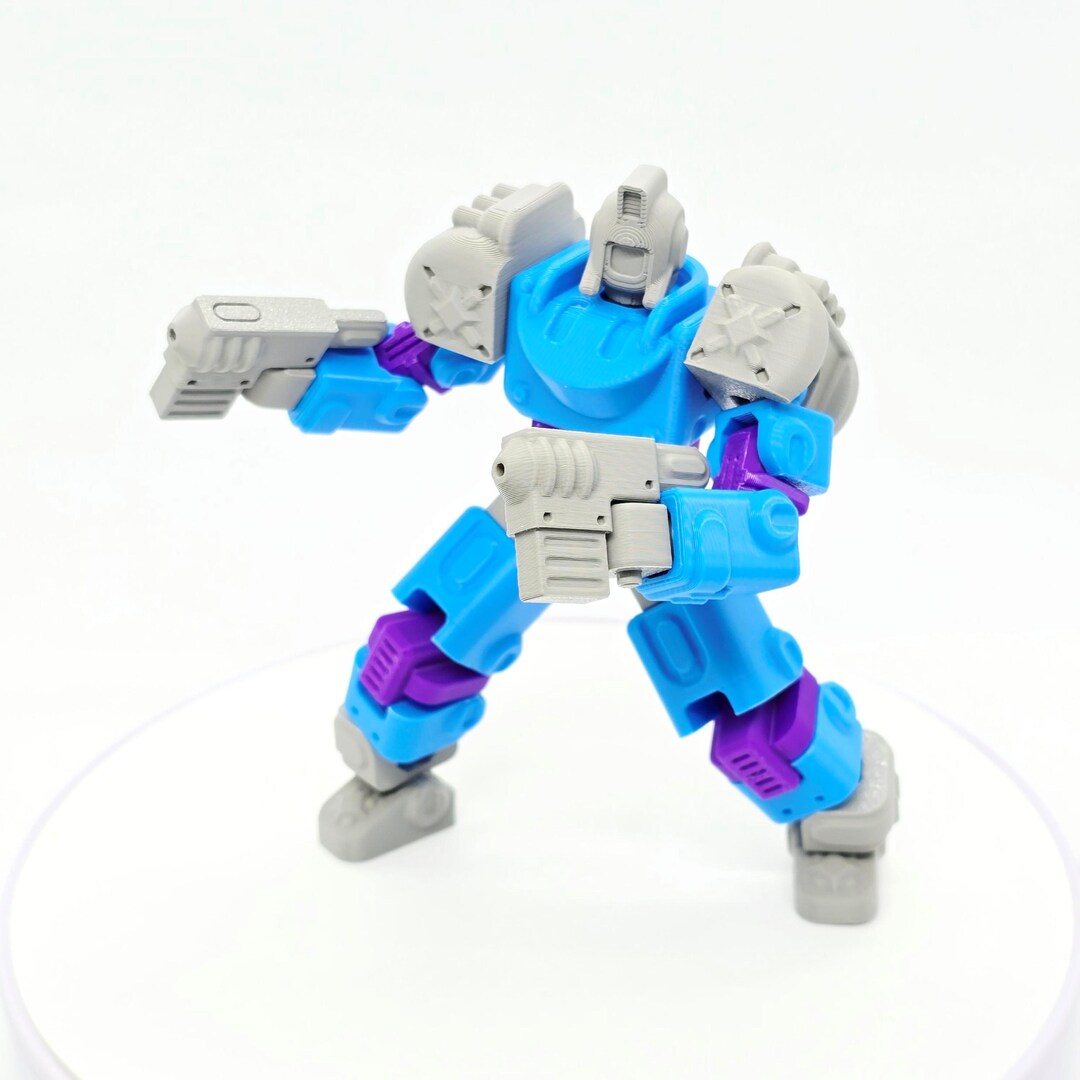 Operator V1.0 | Robot Mech Action Figure | 3D Printed Humanoid ...
