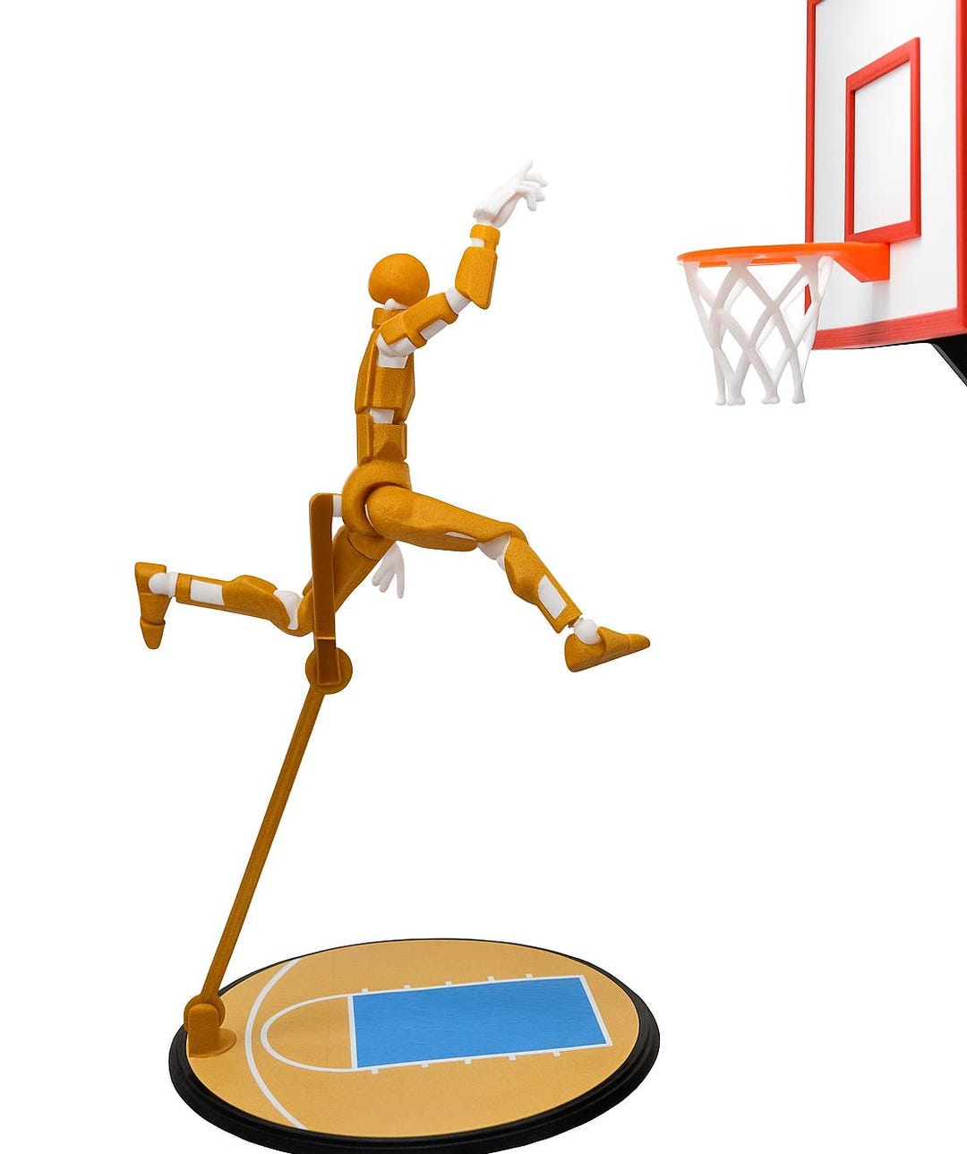 Basketball Pack for Dummy 13 | 3D Printed Action Figure Doll Hoop ...
