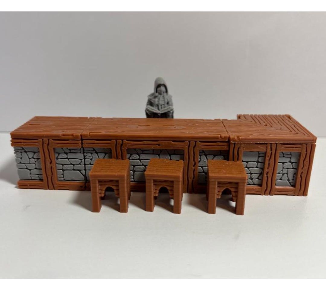 Modular Bar for Dnd | 3D Printed Tavern or Inn Terrain Dungeons and ...