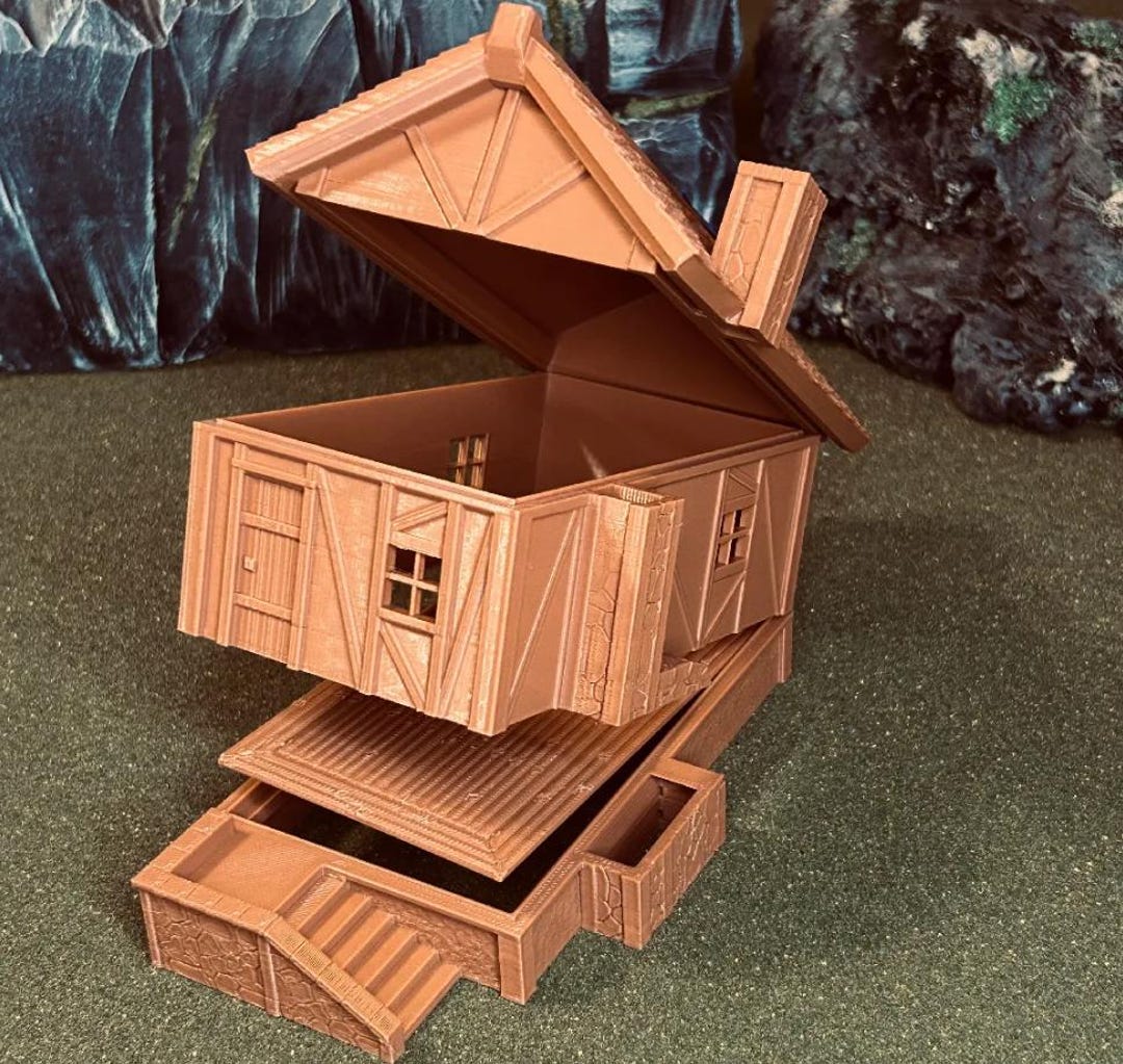Modular House for Dnd | 3D Printed Medieval Terrain for Dungeons and ...
