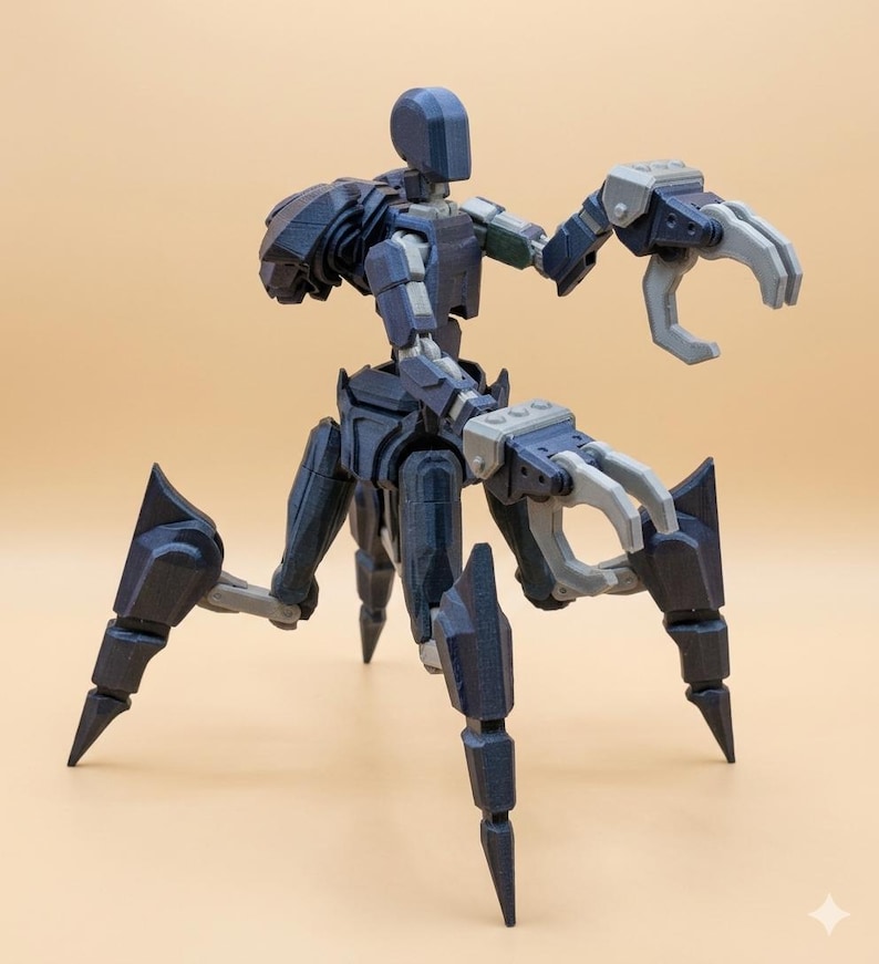 Power Claws for Dummy 13 | 3D Printed Custom Action Figure Doll Weapon ...