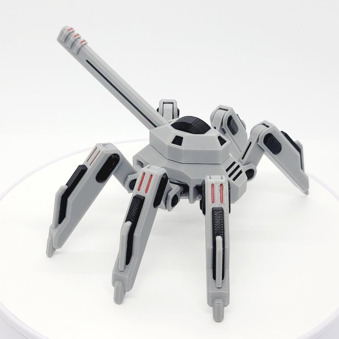 Spider Tank | Robot Mech Action Figure | 3D Printed Articulated Animal ...