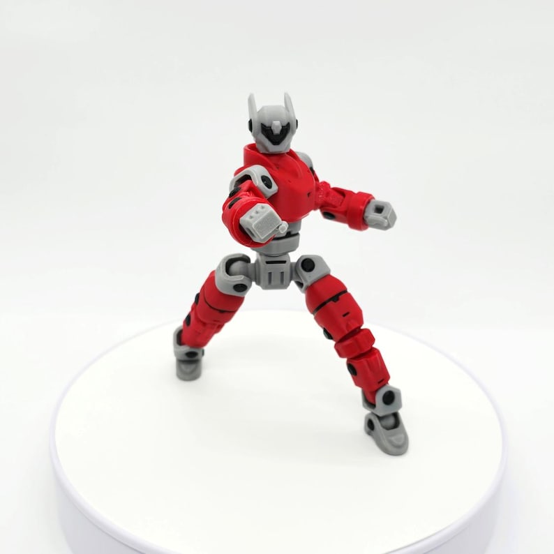 Eve V2.0 | Robot Mech Action Figure | 3D Printed Humanoid Articulated ...