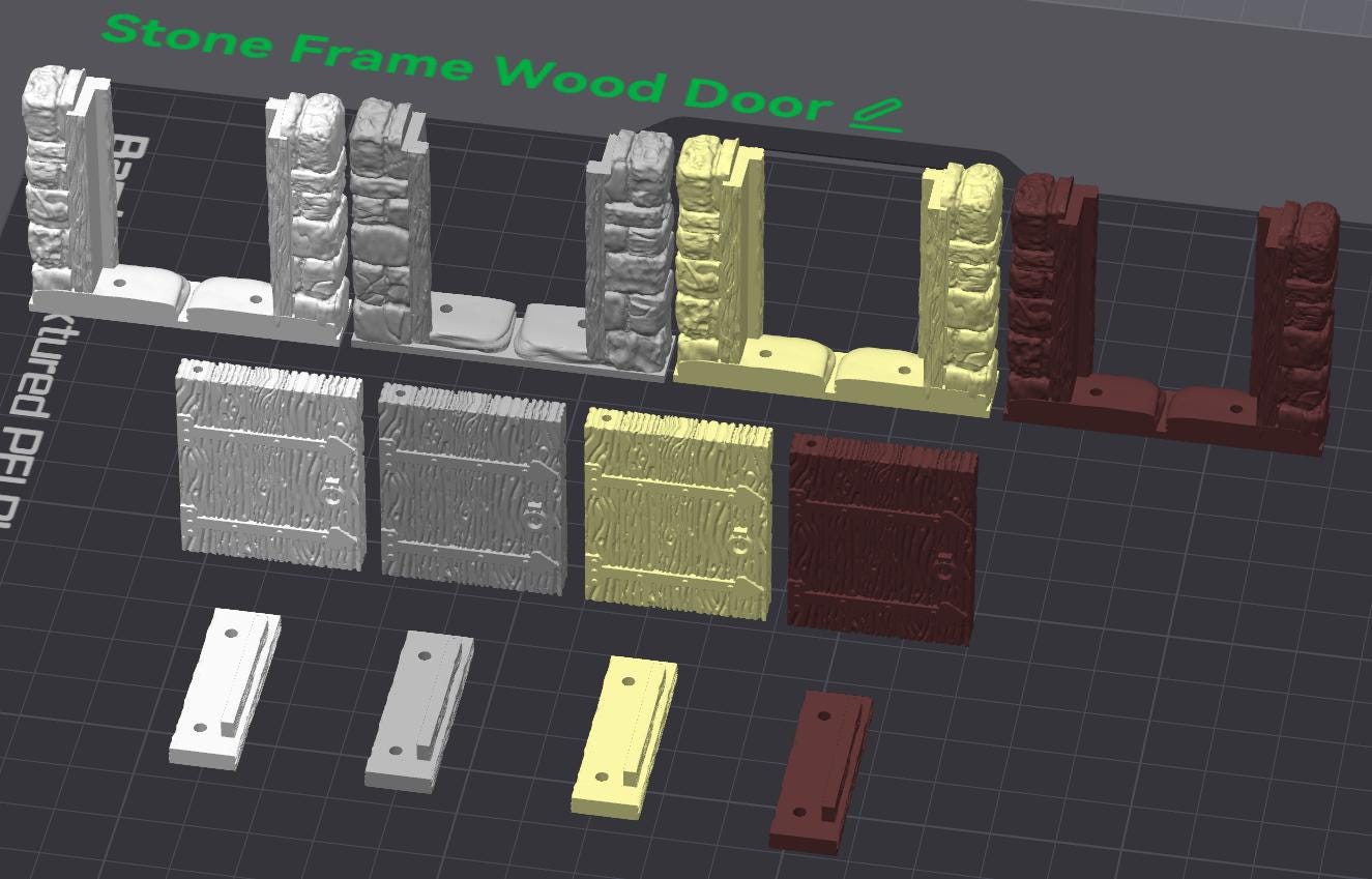 Modular Walls and Doors for Dnd | 3D Printed Openforge 2.0 Tabletop RPG ...