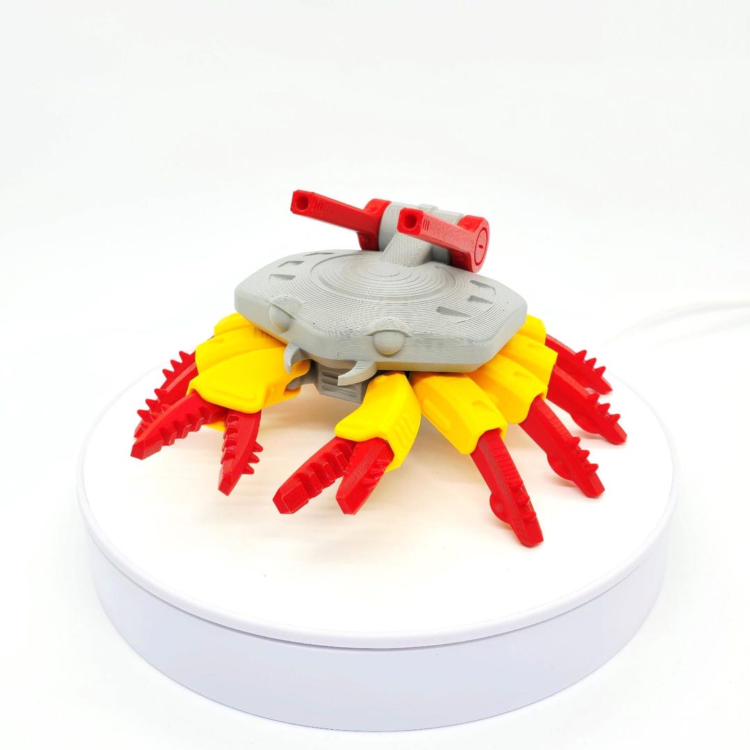 Grim Crusher | Robot Mech Action Figure | 3D Printed Articulated Animal ...
