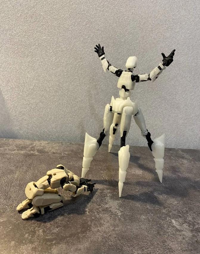 Spider Walker Mech Legs for Dummy 13 | 3D Printed Action Figure Doll ...
