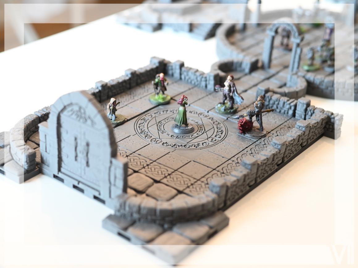 Modular Walls and Doors for Dnd | 3D Printed Openforge 2.0 Tabletop RPG ...