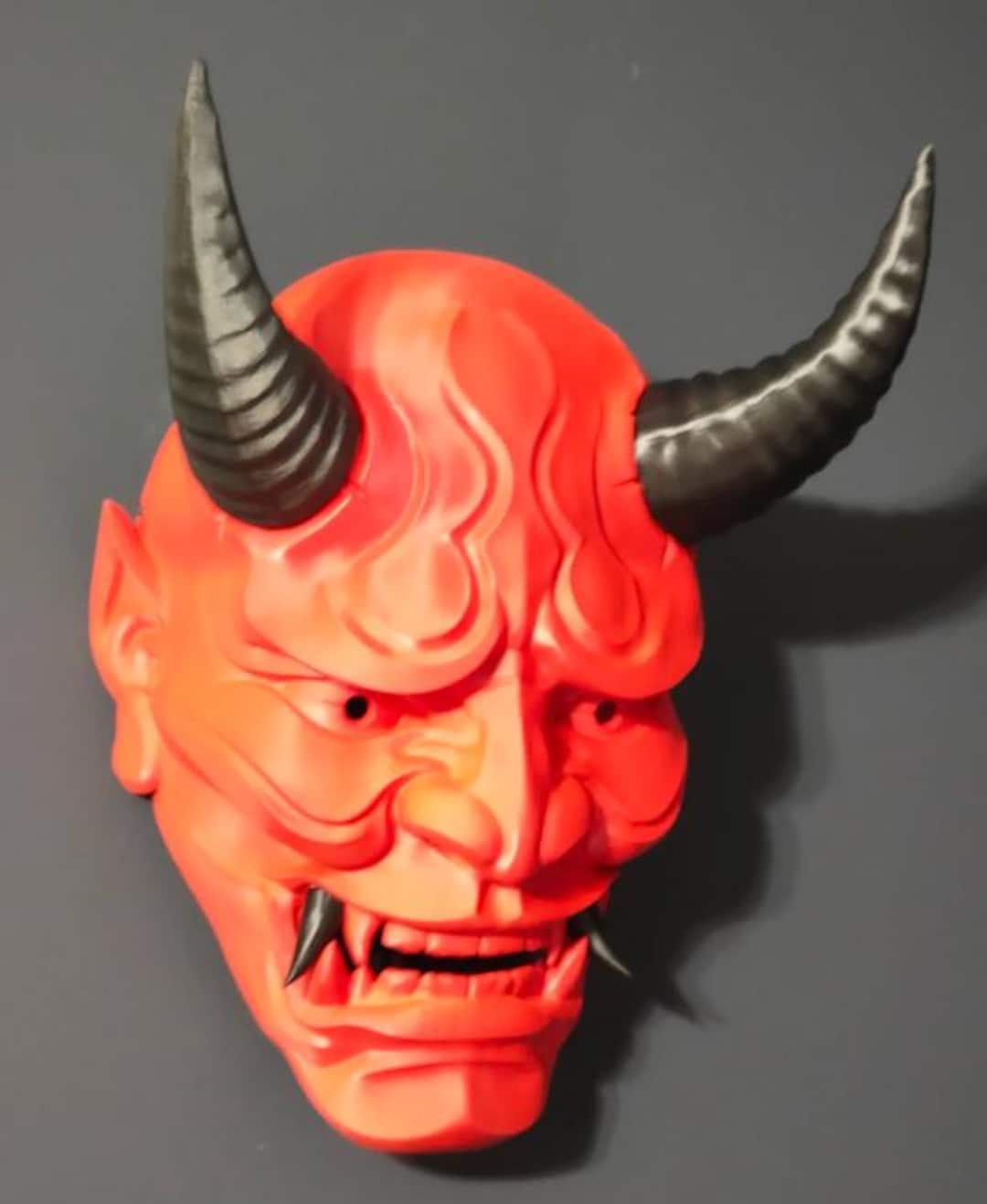 Oni Mask | 3D Printed Traditional Japanese Hannya Demon Realistic ...