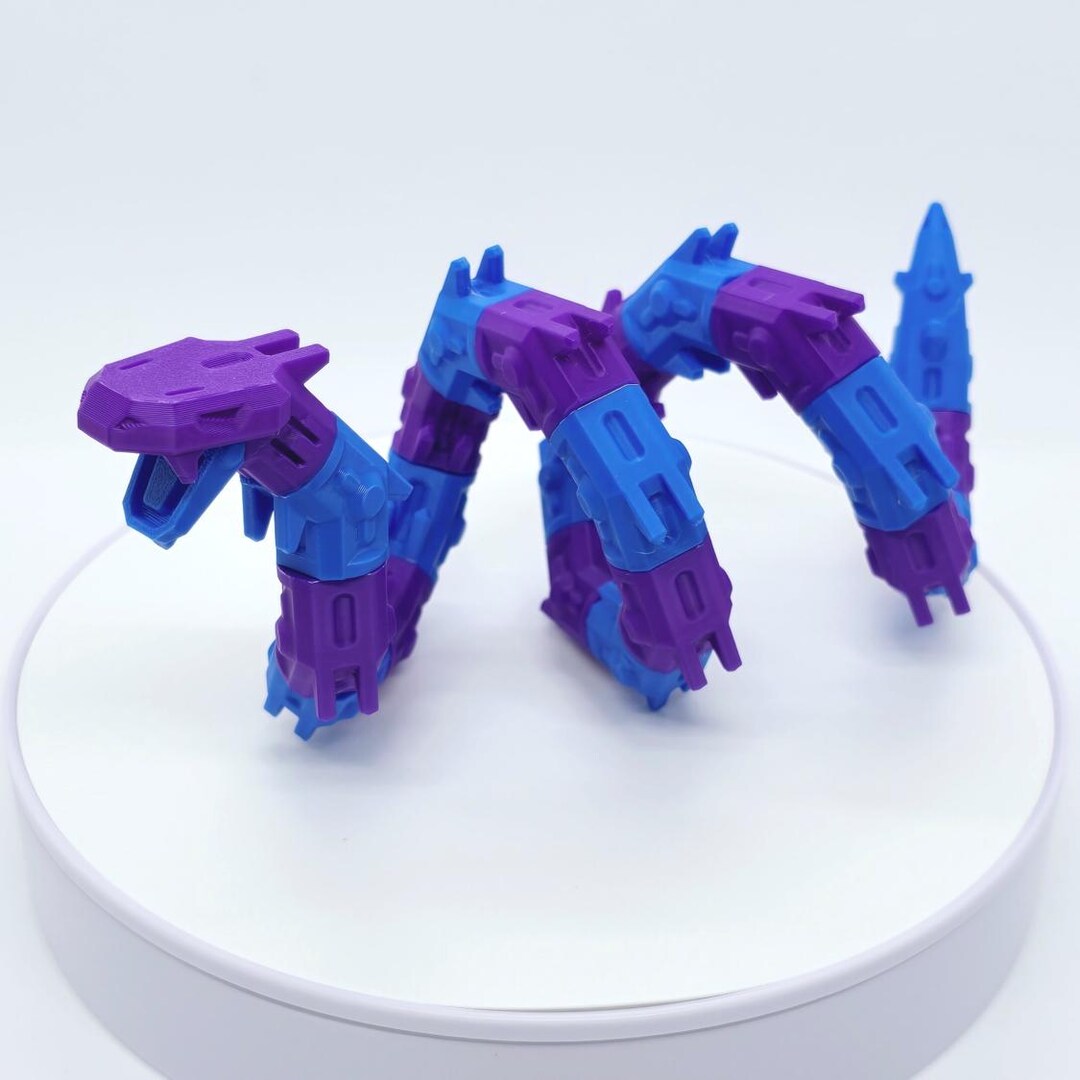 Basilisk | Robot Mech Action Figure | 3D Printed Articulated Animal Toy ...