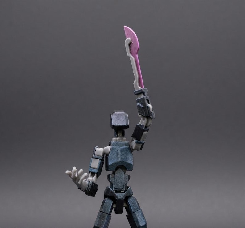 Sword Arms for Dummy 13 | 2 Pack | 3D Printed Action Figure Doll ...
