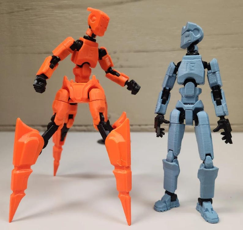 Spider Walker Mech Legs for Dummy 13 | 3D Printed Action Figure Doll ...