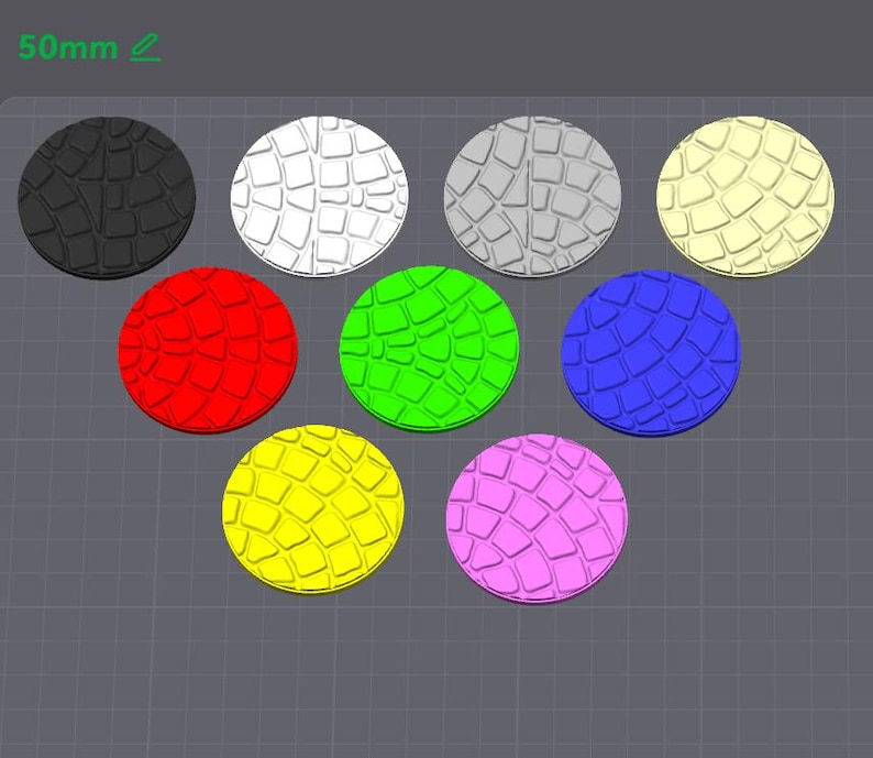 Cobblestone Bases for Dnd Warhammer Pathfinder | 3D Printed Tabletop ...