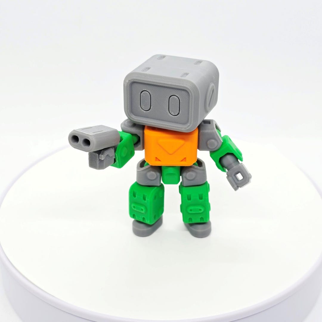 Snappy V1.0 | Robot Mech Action Figure | 3D Printed Humanoid ...