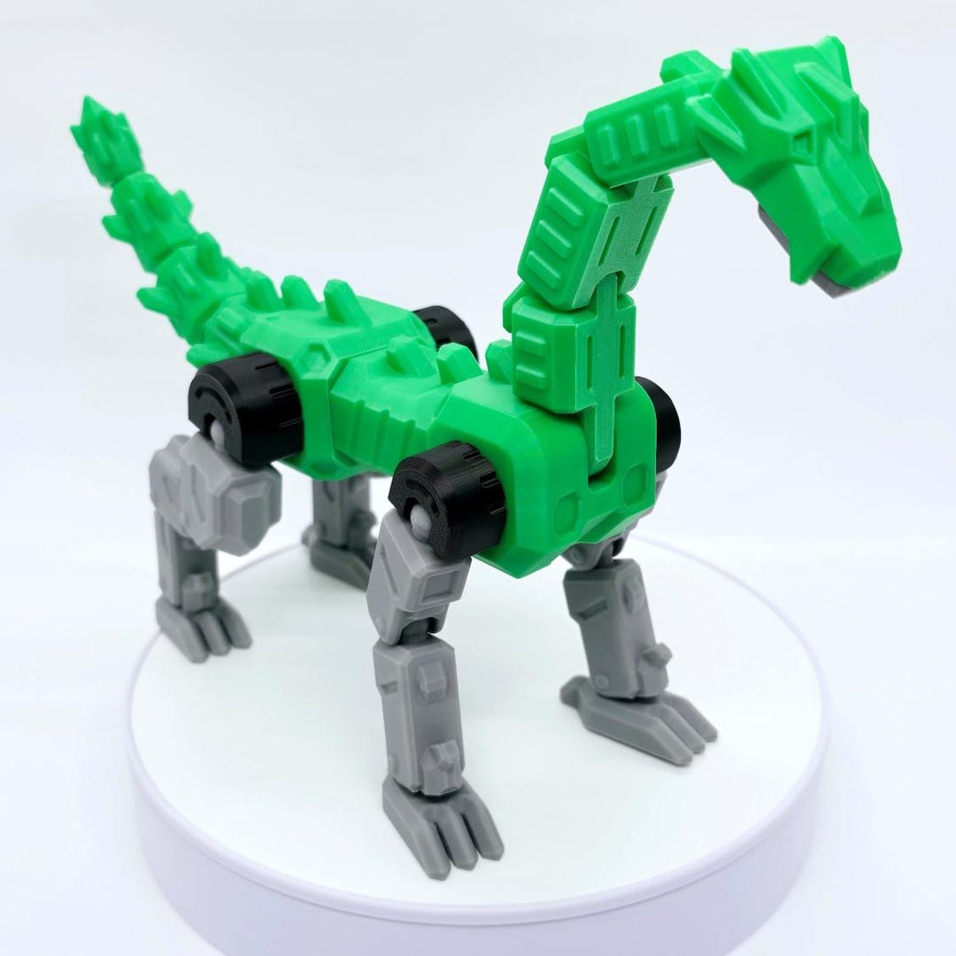 Cyber Drake | Robot Mech Action Figure | 3D Printed Articulated Animal ...