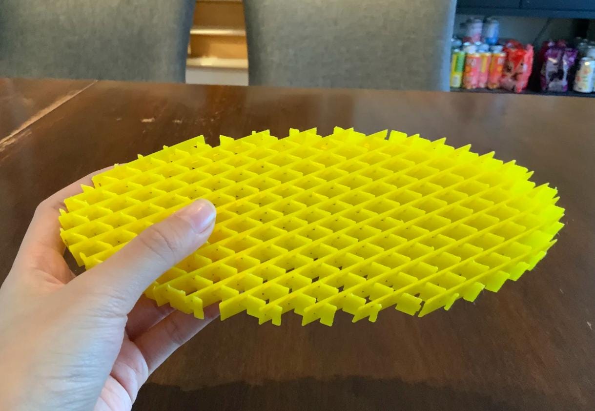 Waffle Fidget | 3D Printed Morphing Desk Toy for Stress Relief and ...