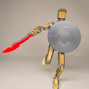 Sword Arms for Dummy 13 | 2 Pack | 3D Printed Action Figure Doll ...