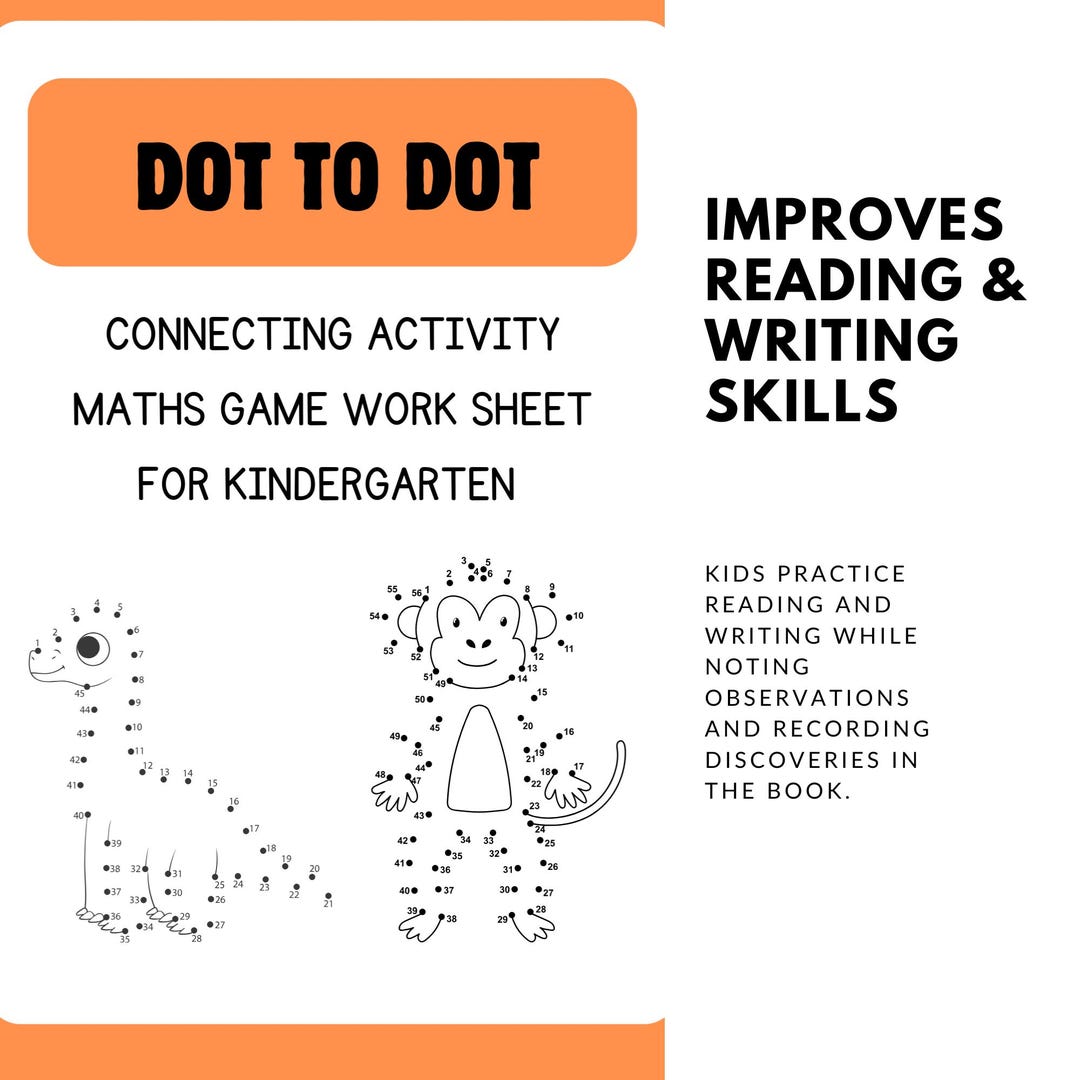 Dot to Dot Maths Activity - Fun Educational Activity for Kids, Number ...