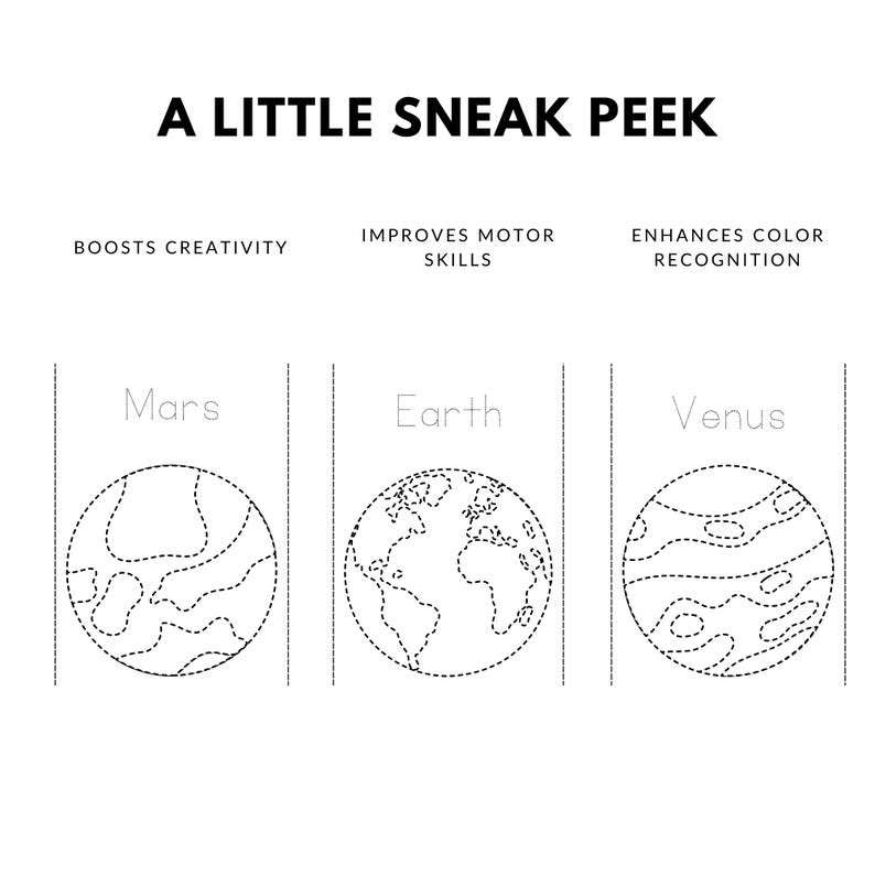 Interactive Solar System Tracking Book for Kids | Learn, Explore, and ...