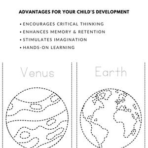 Interactive Solar System Tracking Book for Kids | Learn, Explore, and ...