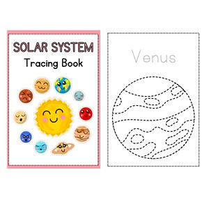 Interactive Solar System Tracking Book for Kids | Learn, Explore, and ...