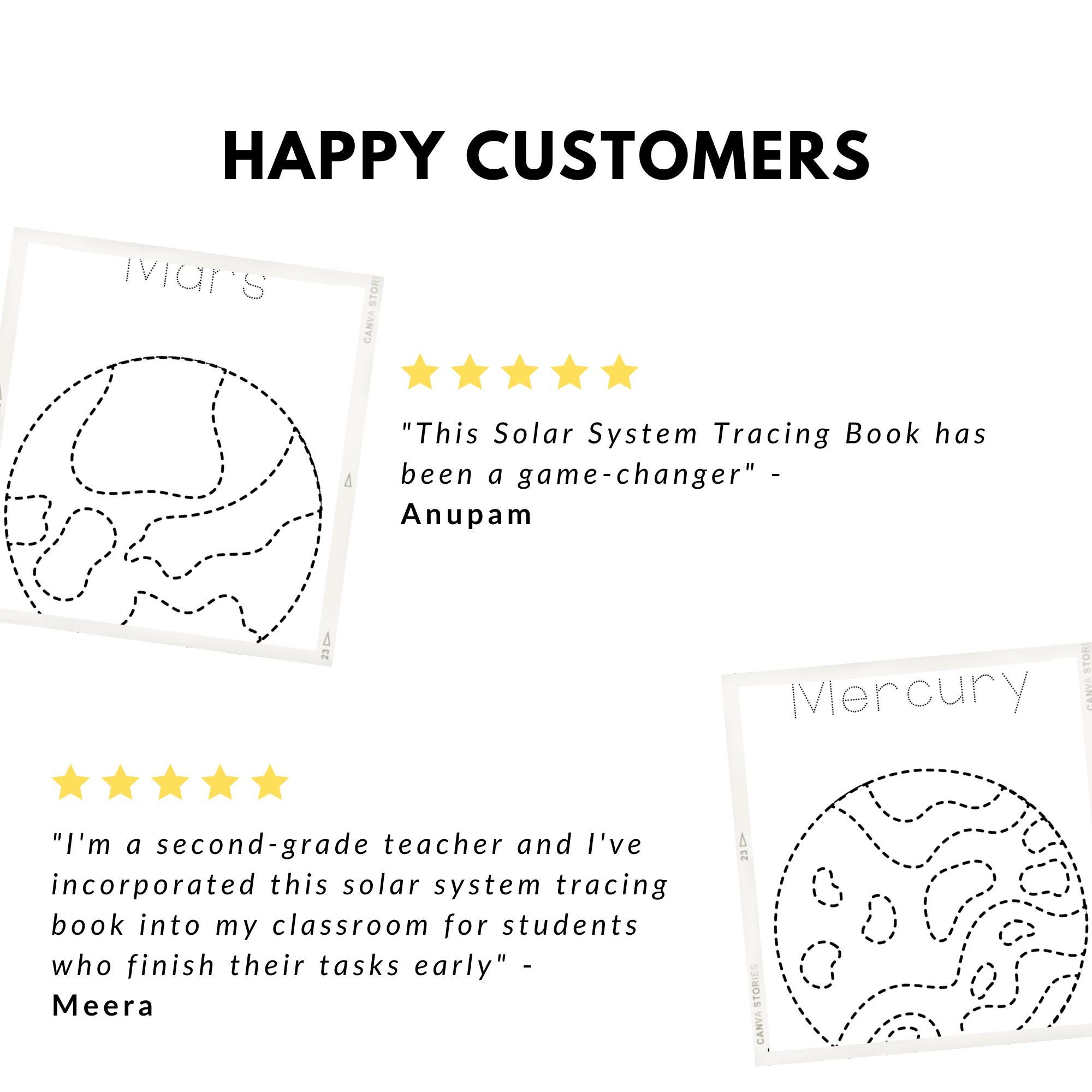 Interactive Solar System Tracking Book for Kids | Learn, Explore, and ...