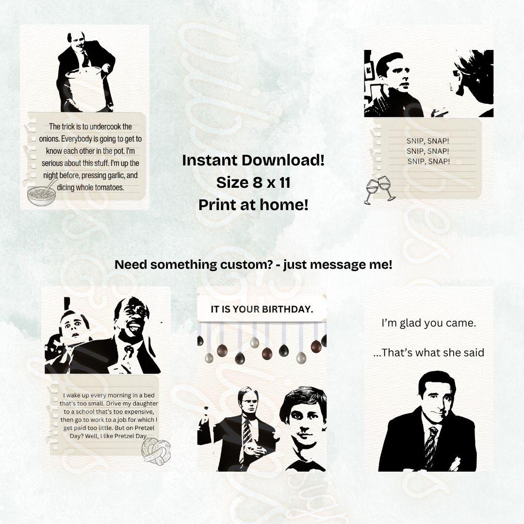 The Office Inspired Party Printable Signs | the Office Party ...