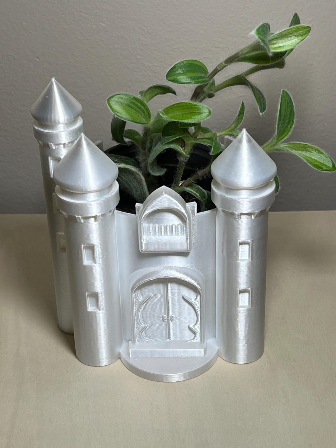 Cinderella/princess Castle Planter, With Optional Pot Hugger/sitter ...