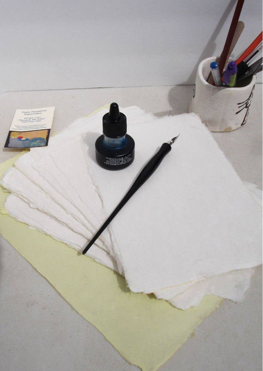 6 X 8 White Abaca Kozo Paper,10 Sheets - Etsy