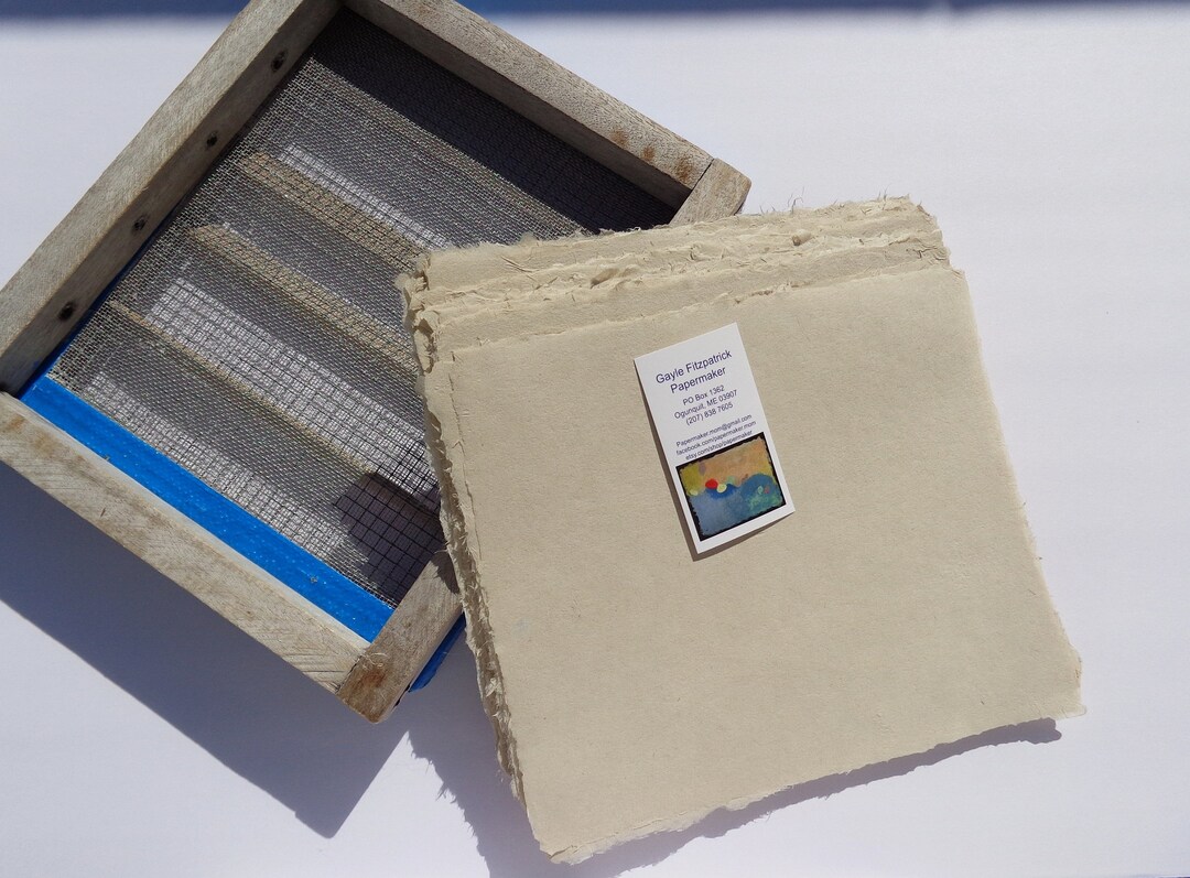 NEW Eights Sheets of 8 X 10 Inch Abaca Hemp Paper - Etsy