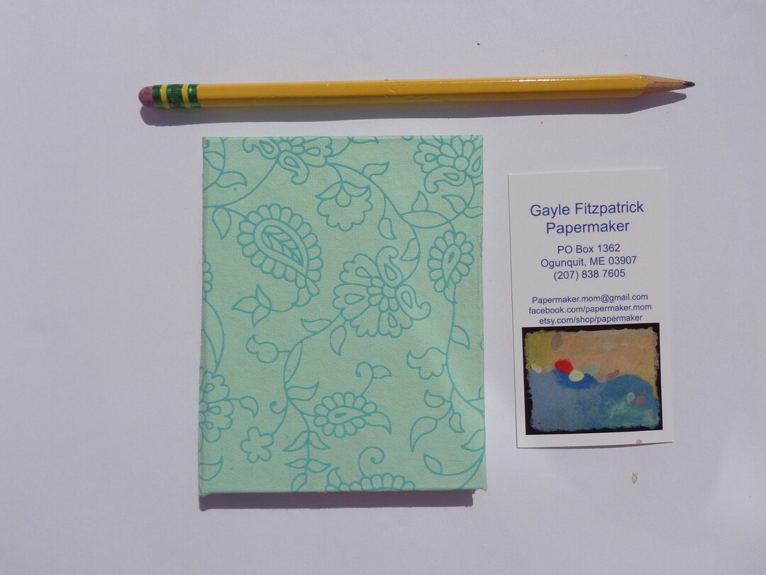 Little Green Hand Bound Book - Etsy