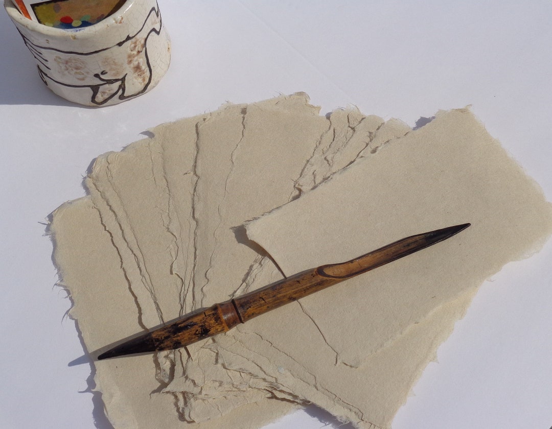 Ten Sheets of 3 X 5 Inch Abaca Hemp Paper - Etsy